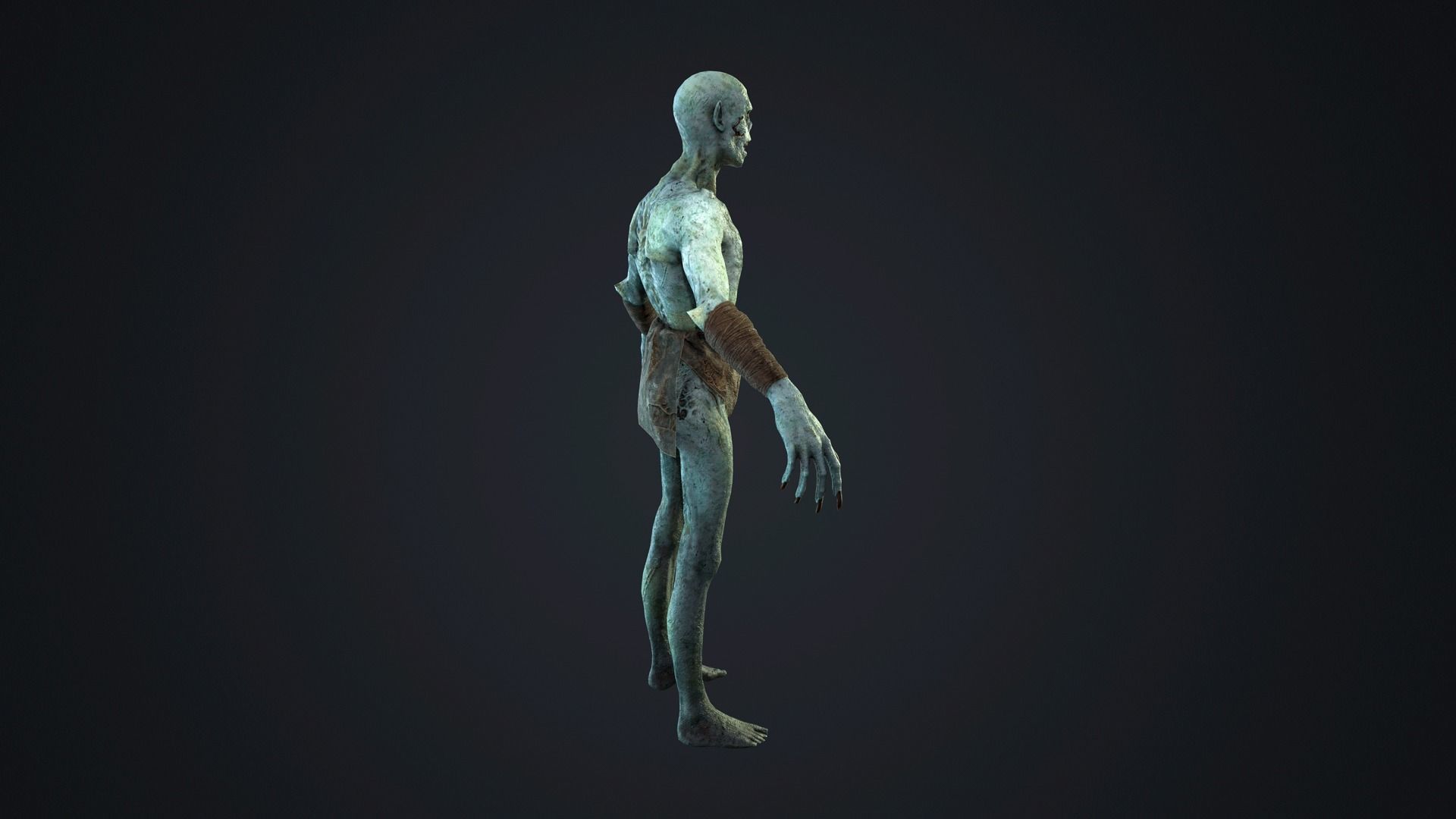 3D model Ghoul VR / AR / low-poly | CGTrader