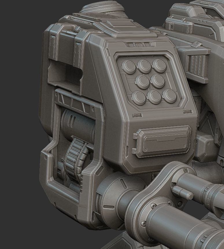 Starcraft 2 Goliath - 3D Print Statue 3D model 3D printable | CGTrader