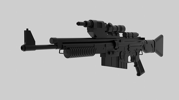 A280 Blaster Rifle 3D model | CGTrader