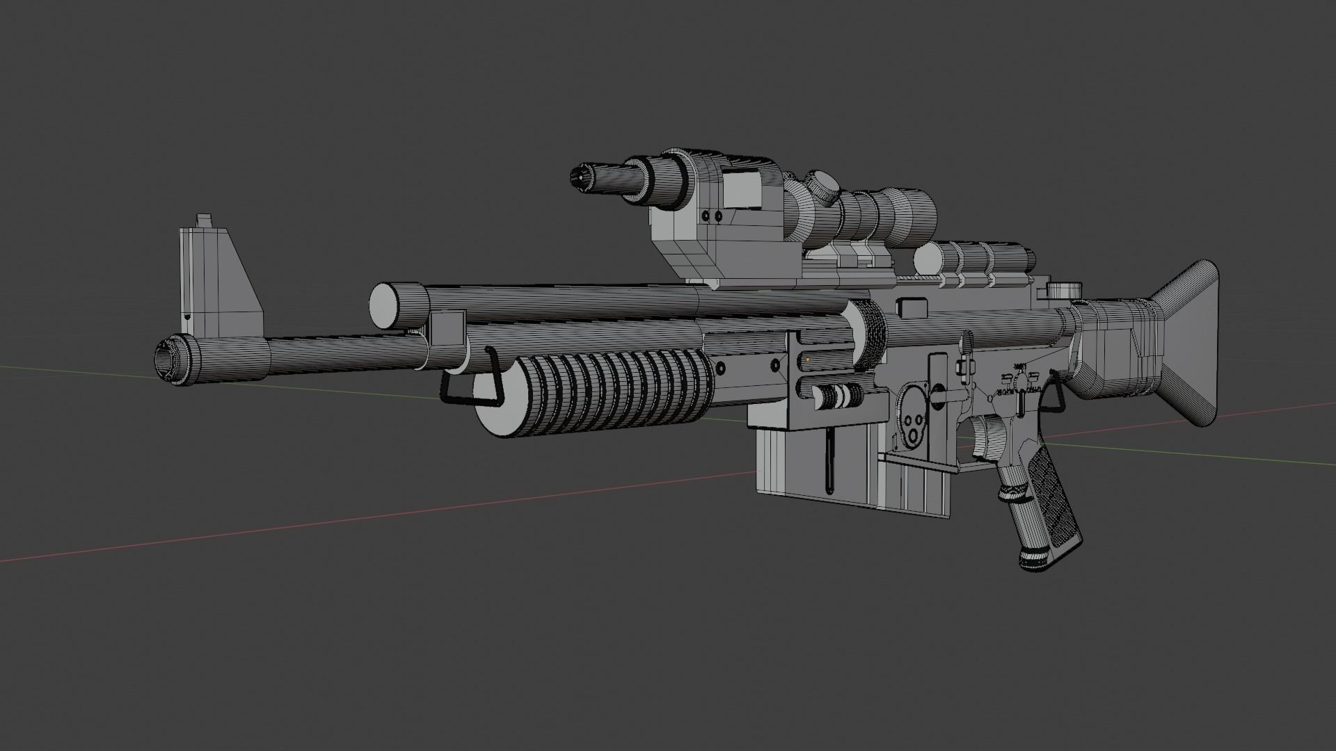 A280 Blaster Rifle 3D model | CGTrader