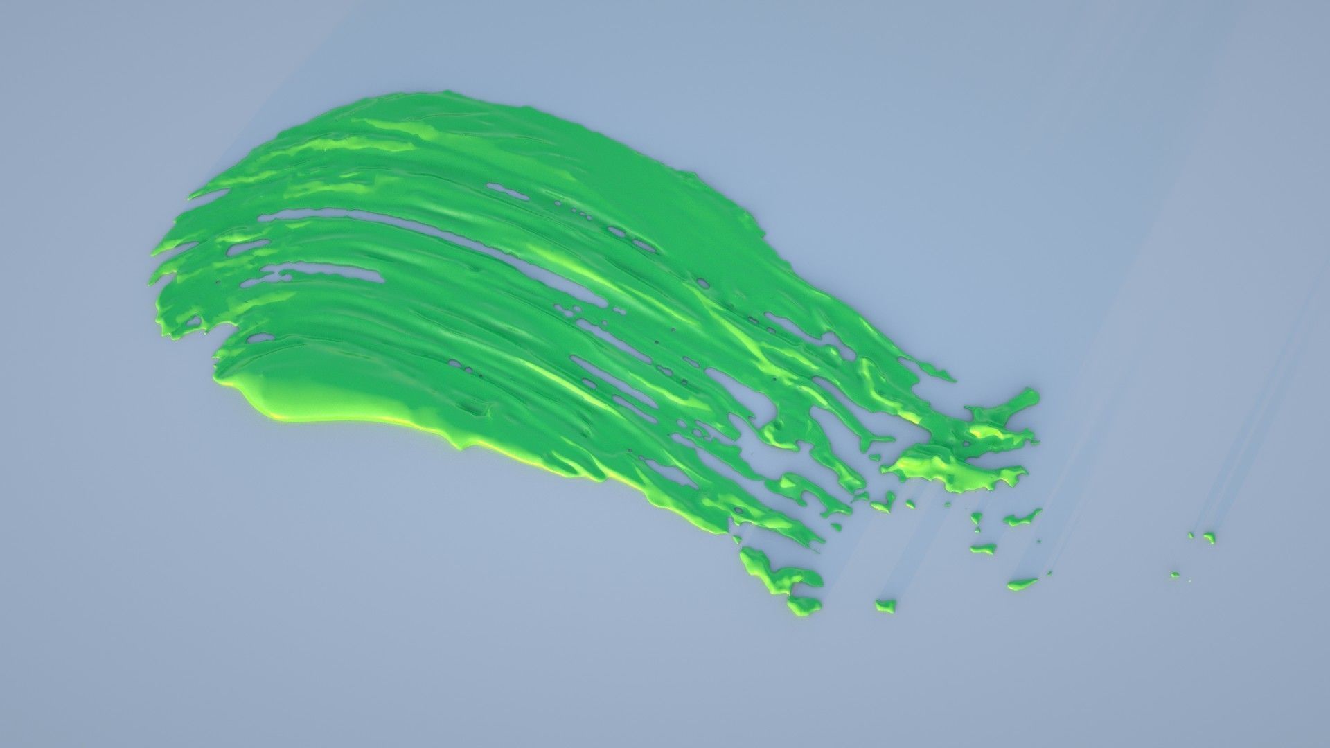 Paint Smear 3 3D model | CGTrader