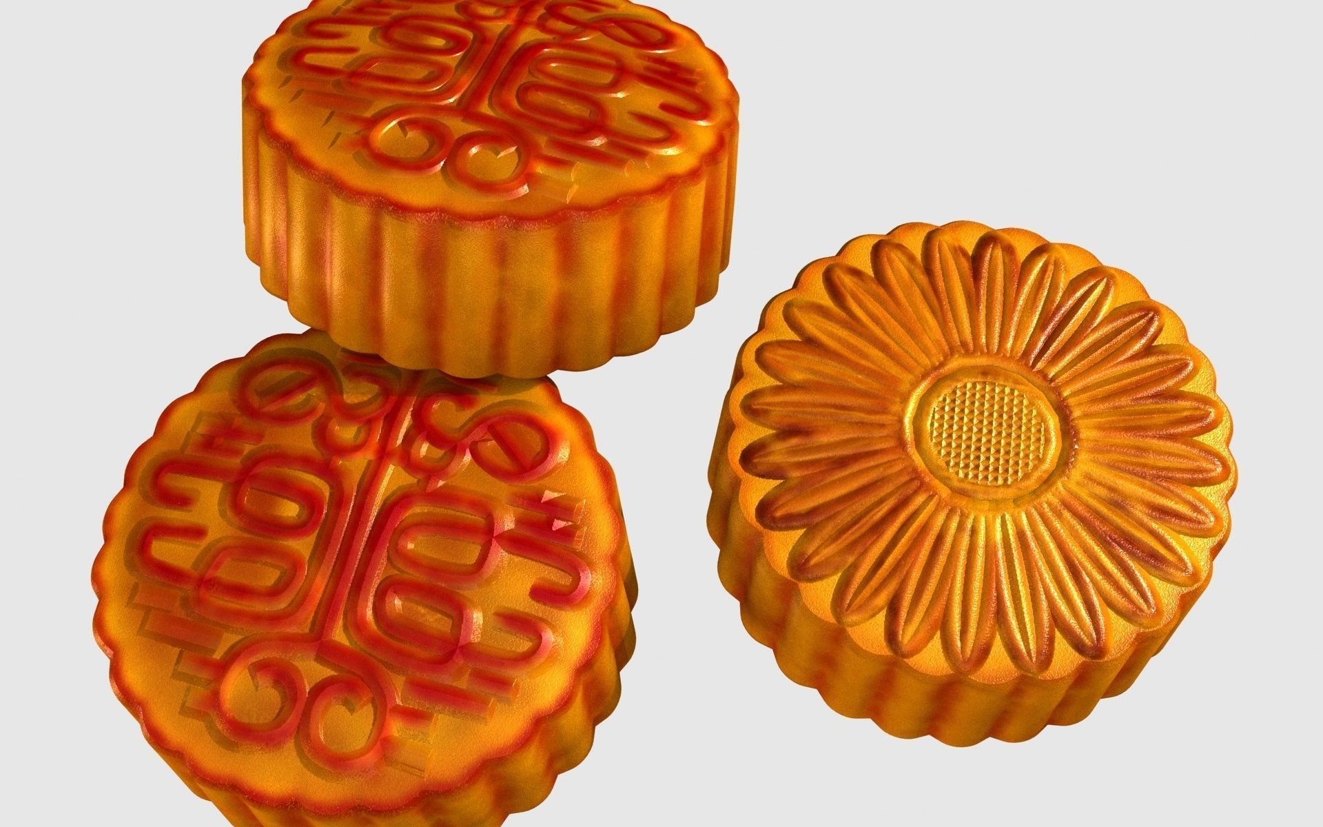 Mooncake plastic tube 3D model | CGTrader