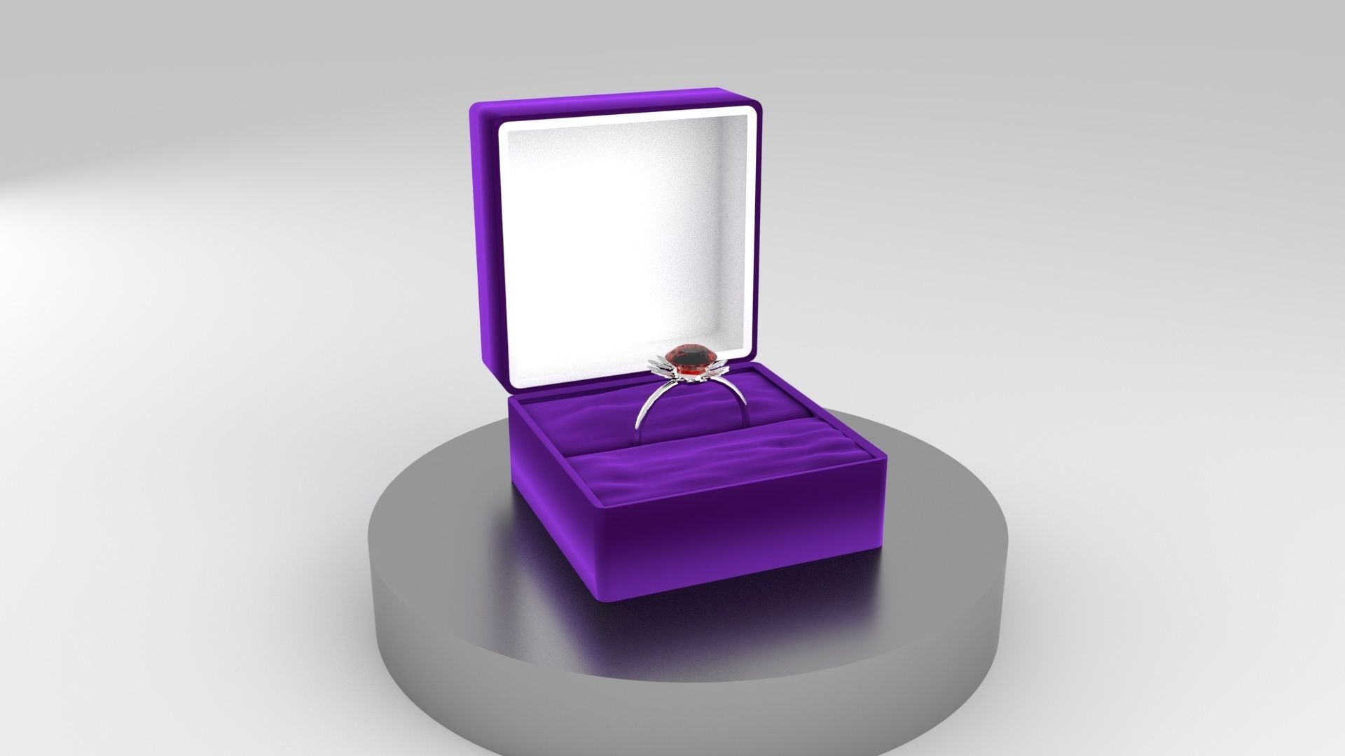 Ring Box 3D model 3D printable | CGTrader