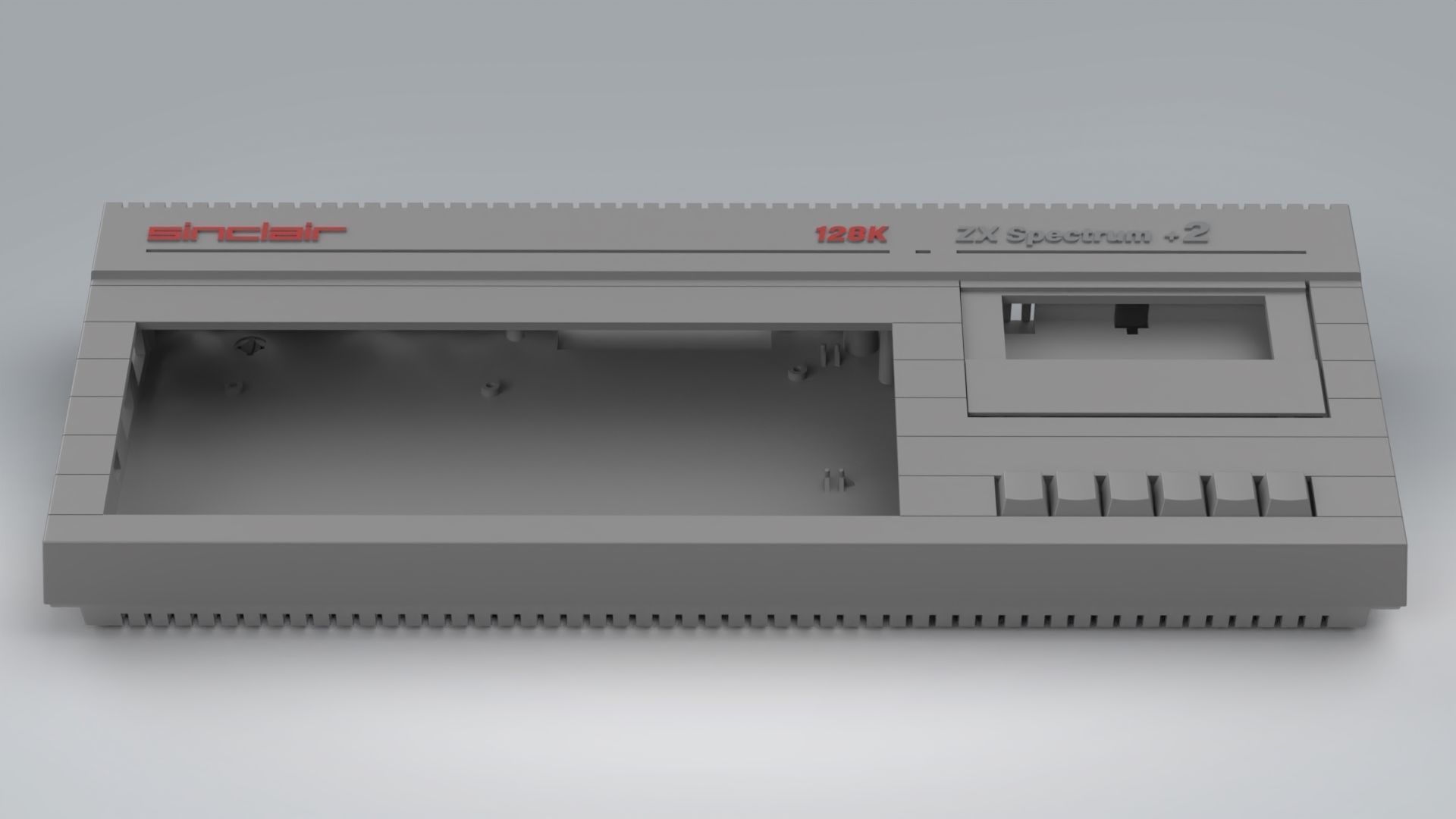 ZX Spectrum Plus 2 128K Case 3d print model 3D model 3D printable ...