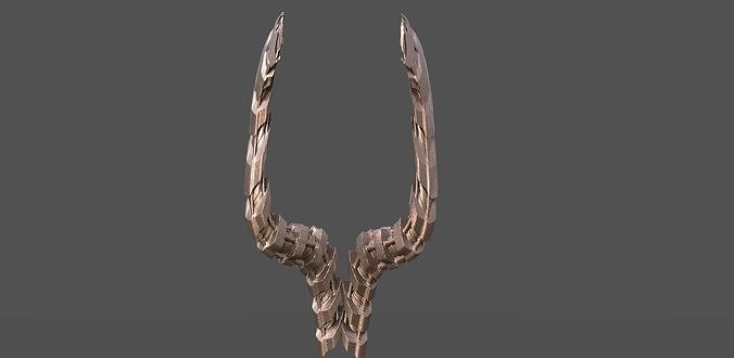Robot Demon Horns 3D model | CGTrader