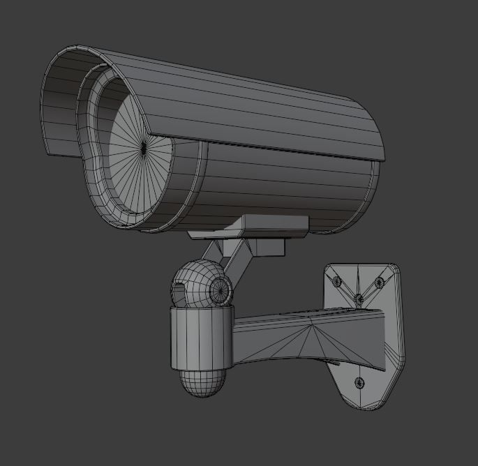 3D model CCTV Camera VR / AR / low-poly | CGTrader