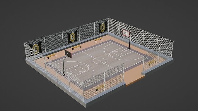 3D model Basketball Stadium - Indiana Pacers VR / AR / low-poly | CGTrader