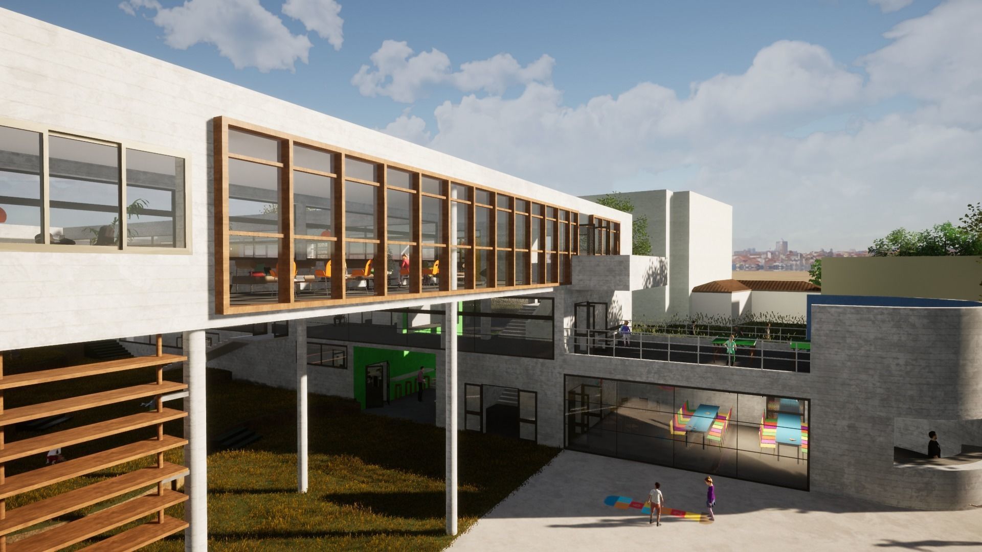 PUBLIC ELEMENTARY SCHOOL for Twinmotion and Unreal Engine 4 3D model ...