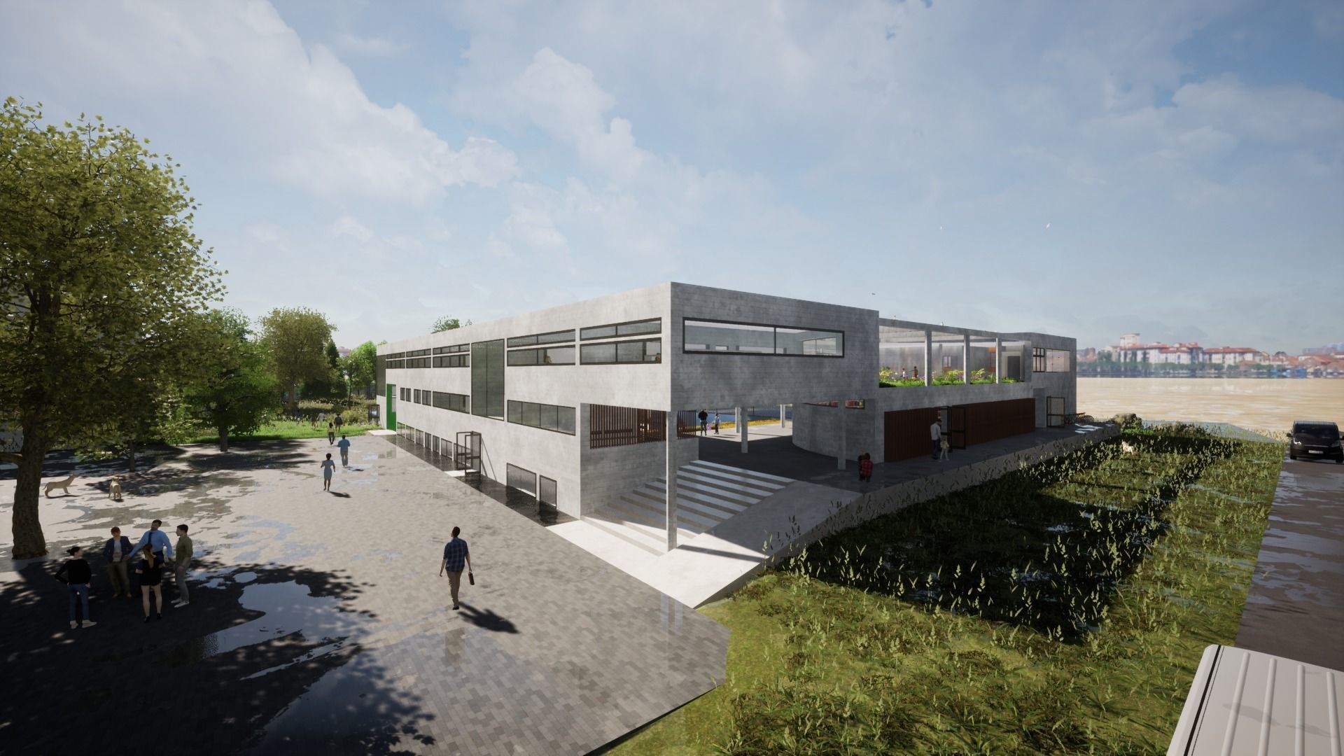 PUBLIC ELEMENTARY SCHOOL for Twinmotion and Unreal Engine 4 3D model ...