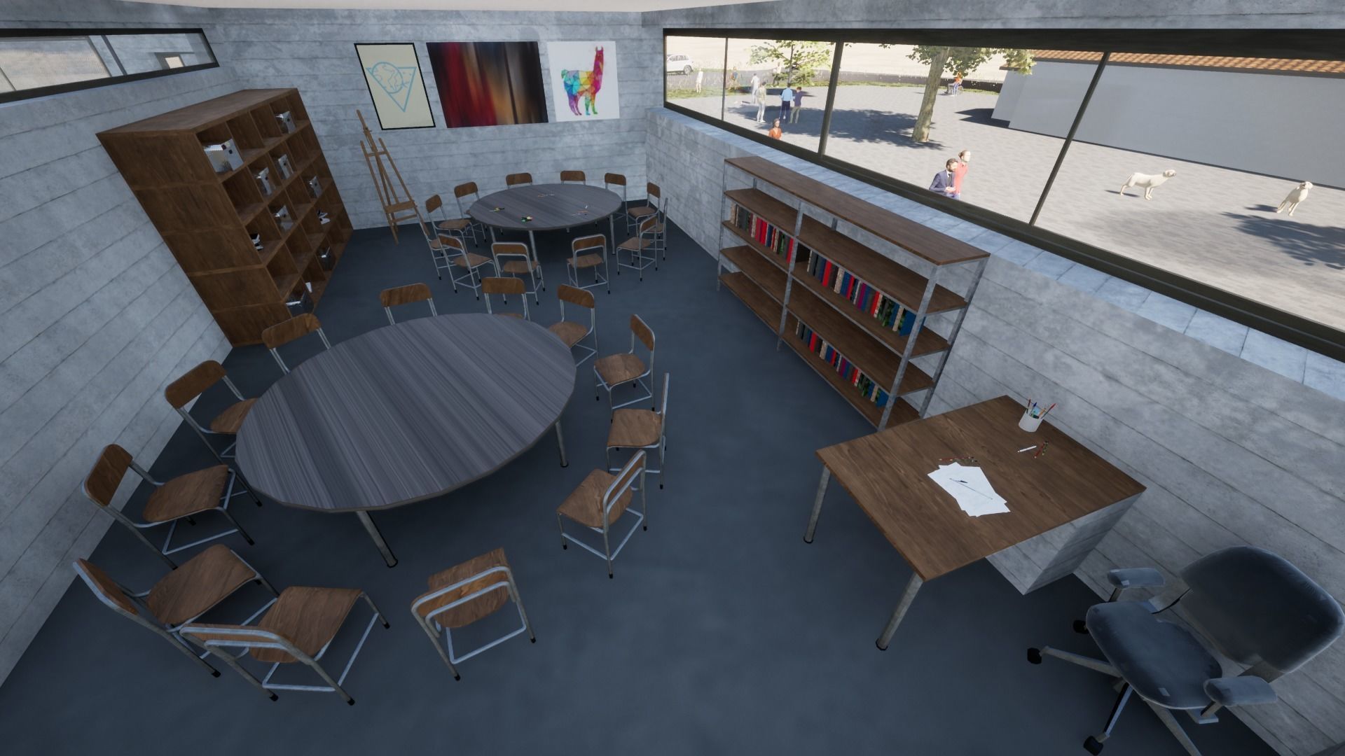 PUBLIC ELEMENTARY SCHOOL for Twinmotion and Unreal Engine 4 3D model ...