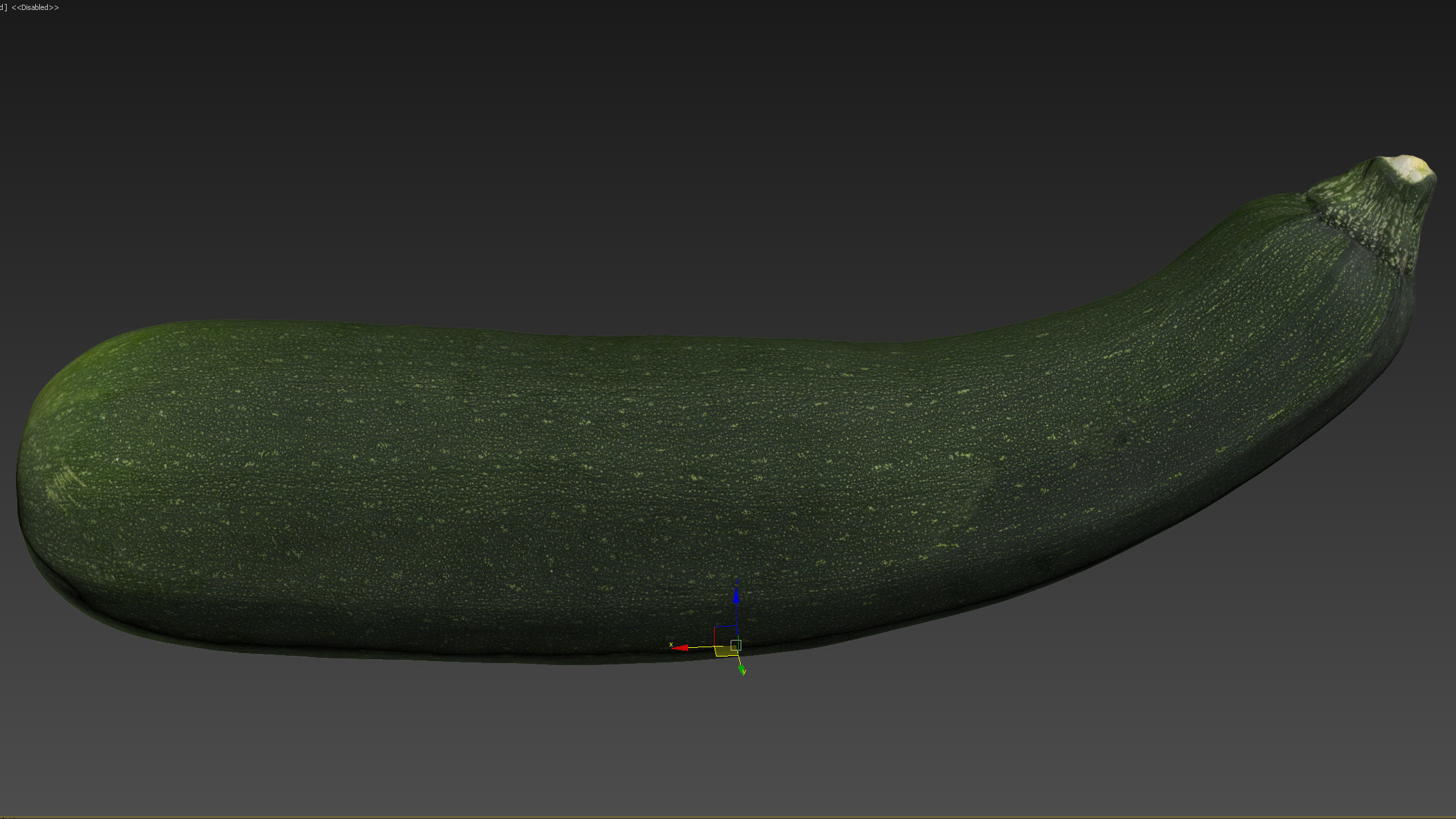 Green Zucchini 4k scanned 3D model | CGTrader
