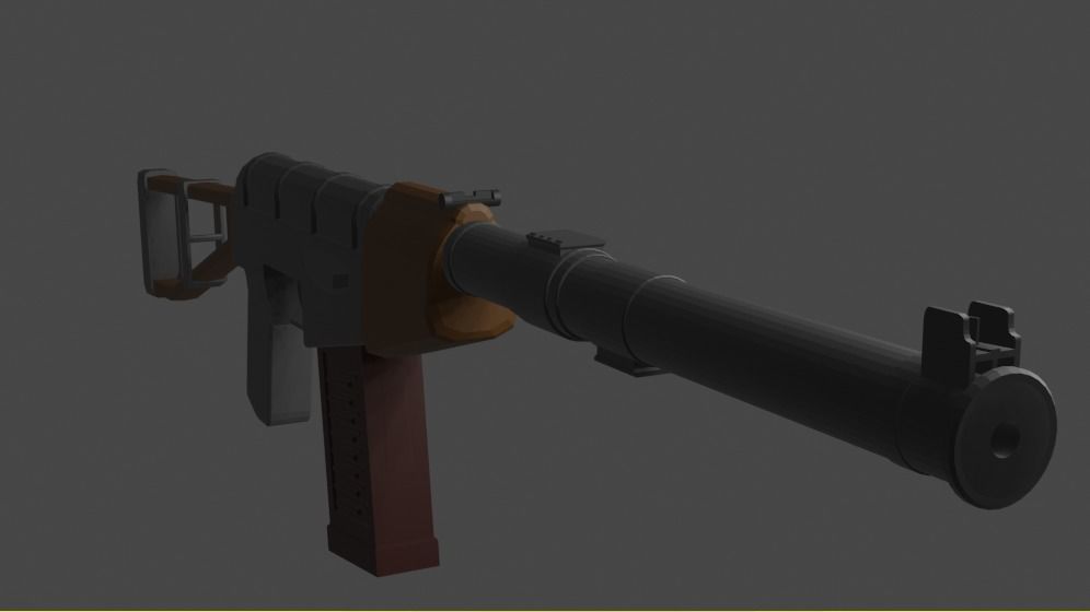 3D model AS-VAL Rifle VR / AR / low-poly | CGTrader