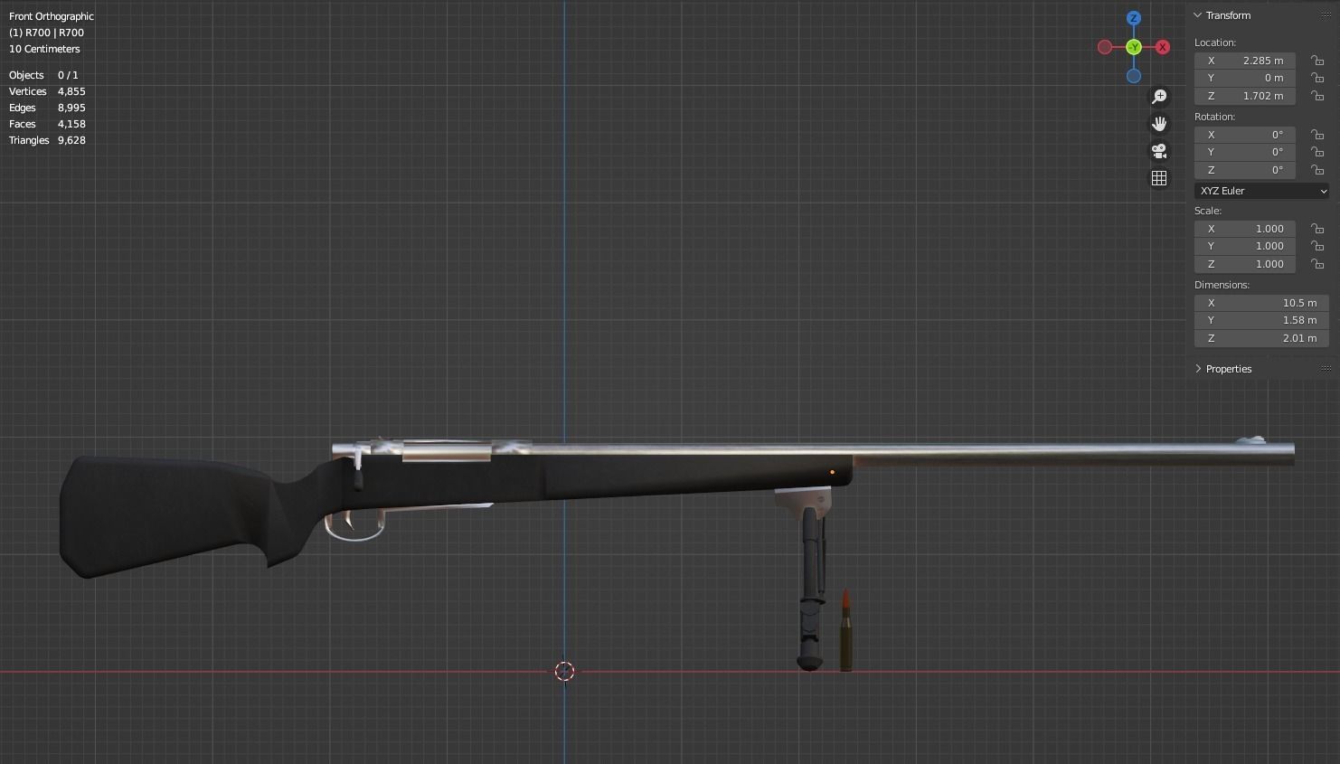 Reminton 700 - R700 free 3D model | CGTrader