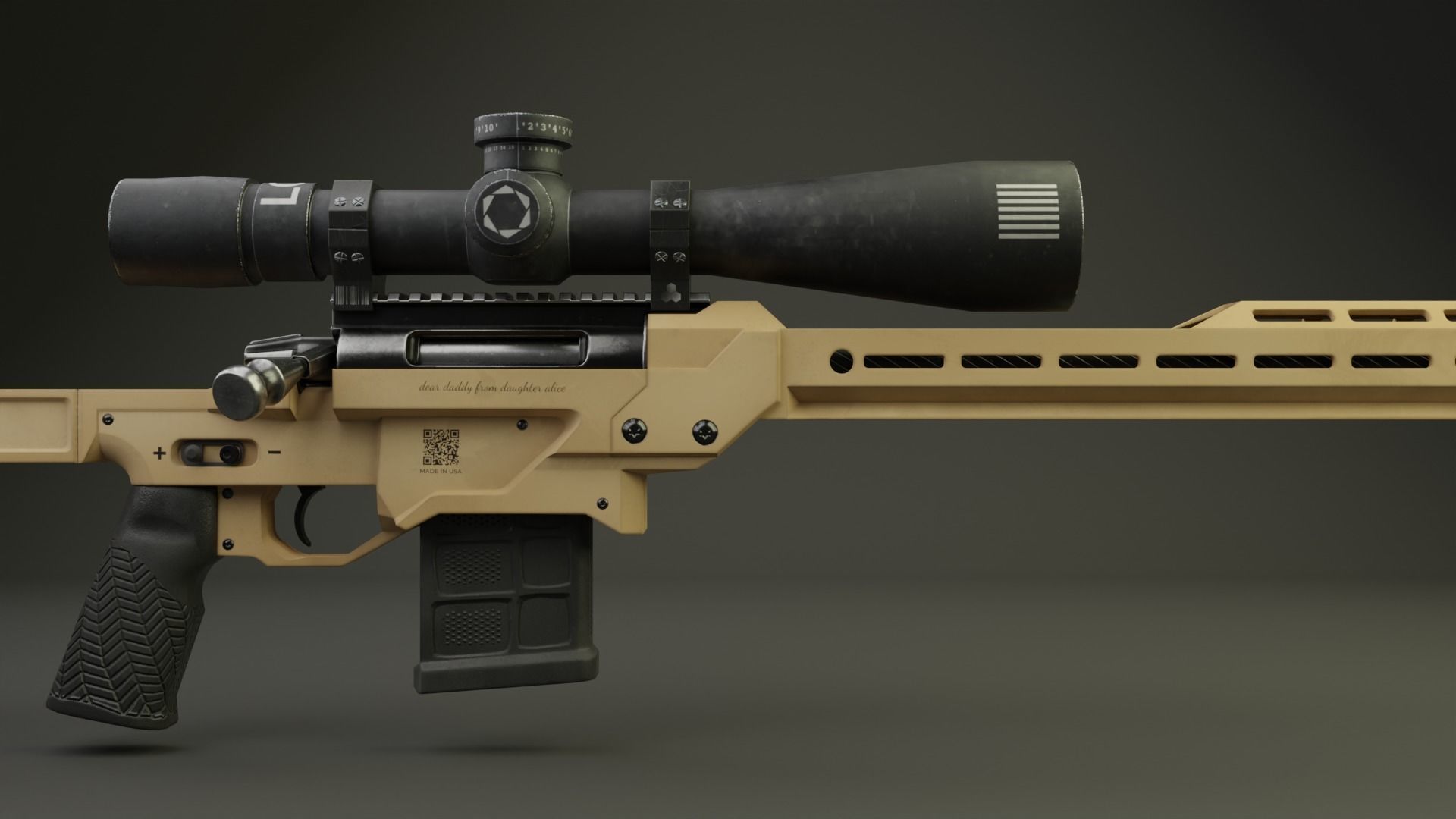 3D model Rifle DELTA 5 PRO VR / AR / low-poly | CGTrader