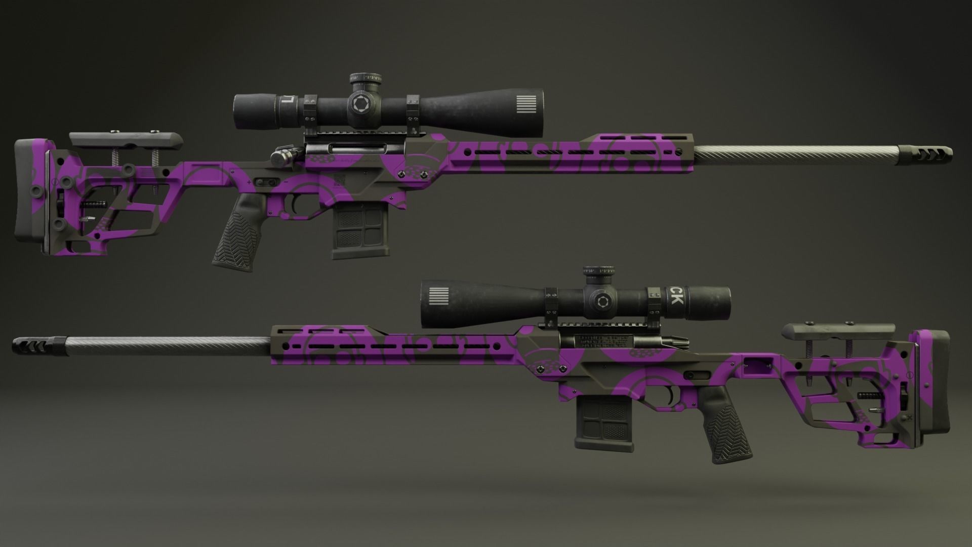 3D model Rifle DELTA 5 PRO VR / AR / low-poly | CGTrader