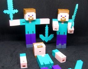 Minecraft 3D Printing Models | CGTrader