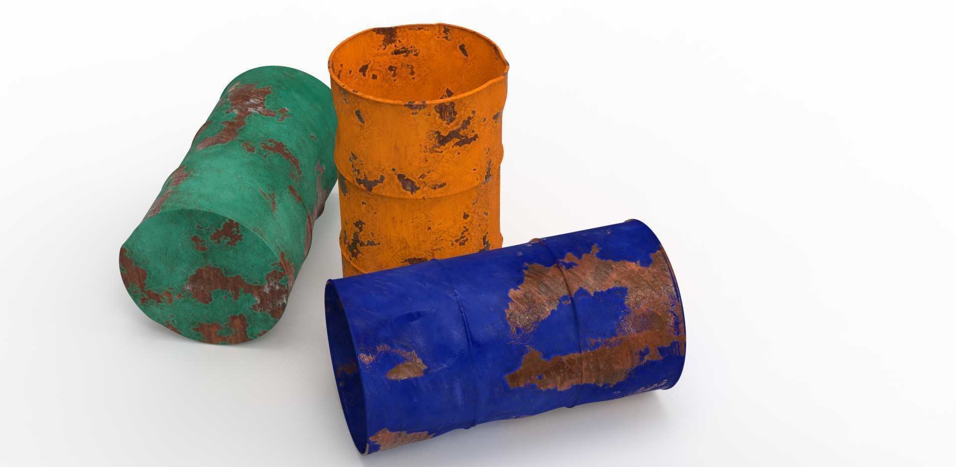 DAMAGED OBJECTS 01 3D model | CGTrader