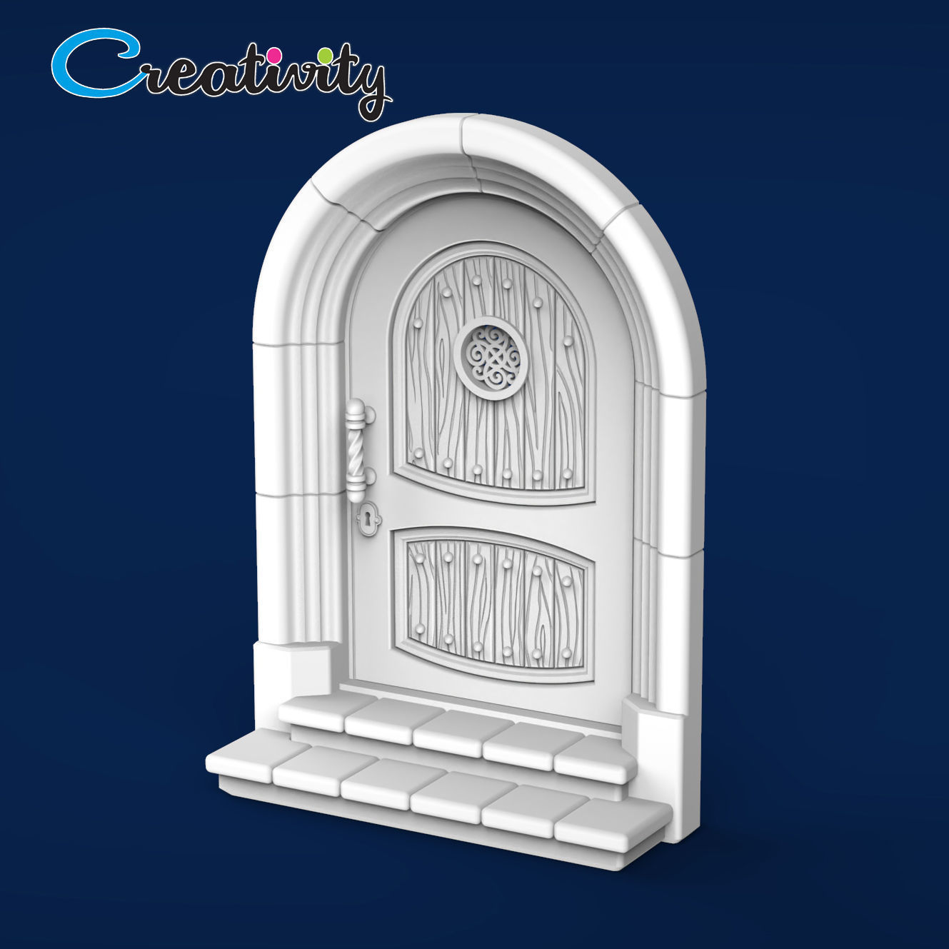 House doors 3D model 3D printable | CGTrader