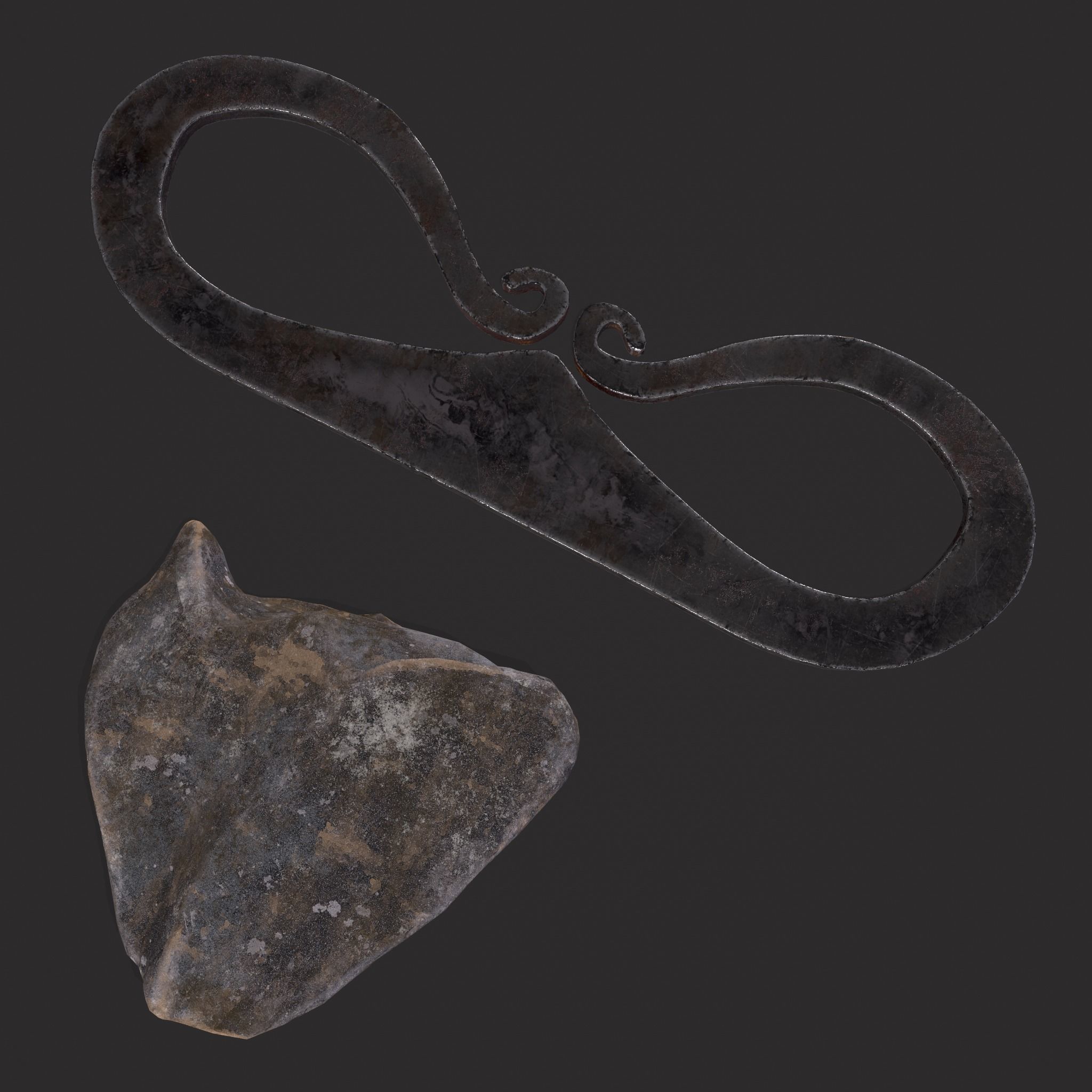 3D model Medieval Flint and Striker VR / AR / low-poly | CGTrader
