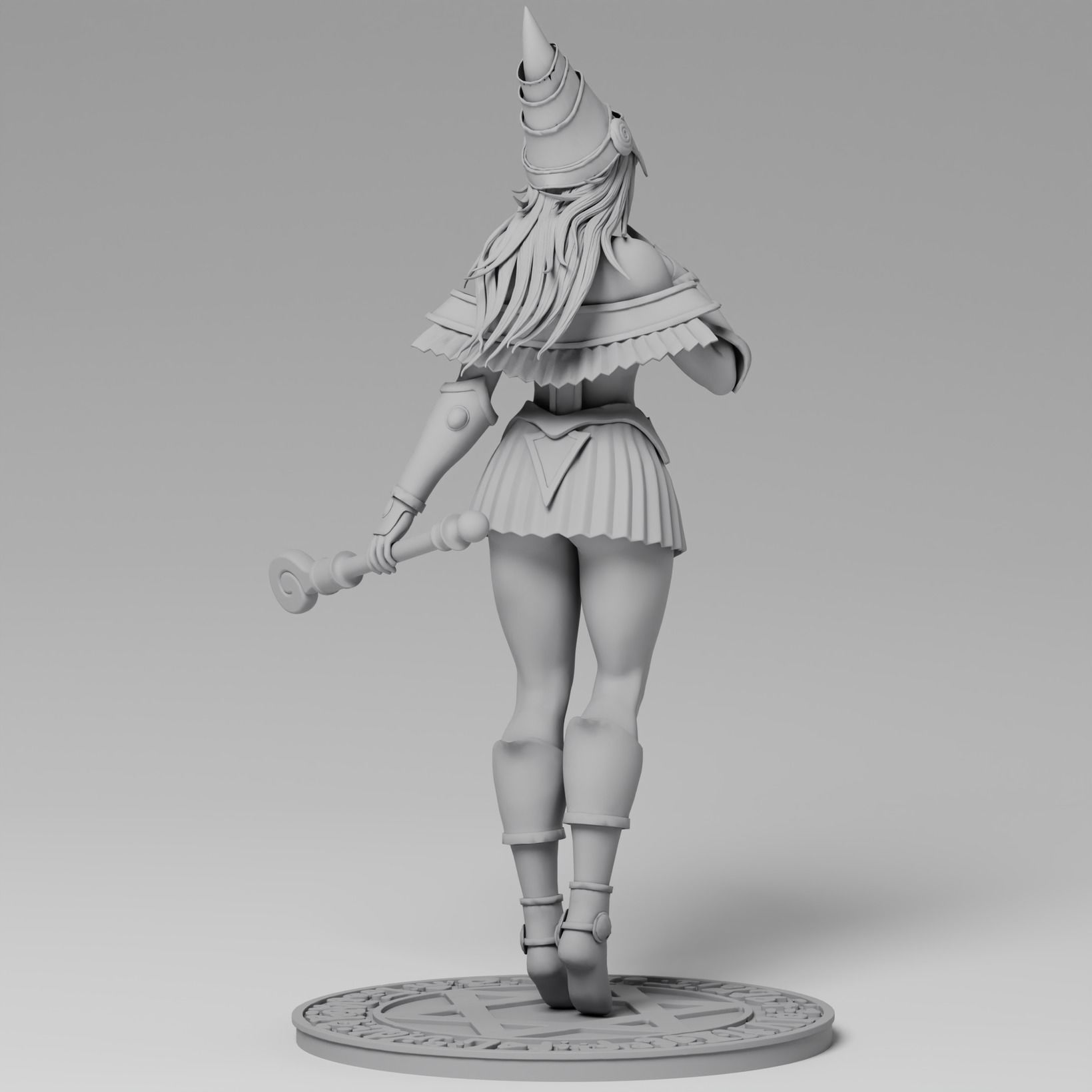 Beautiful Witch 3D model 3D printable | CGTrader