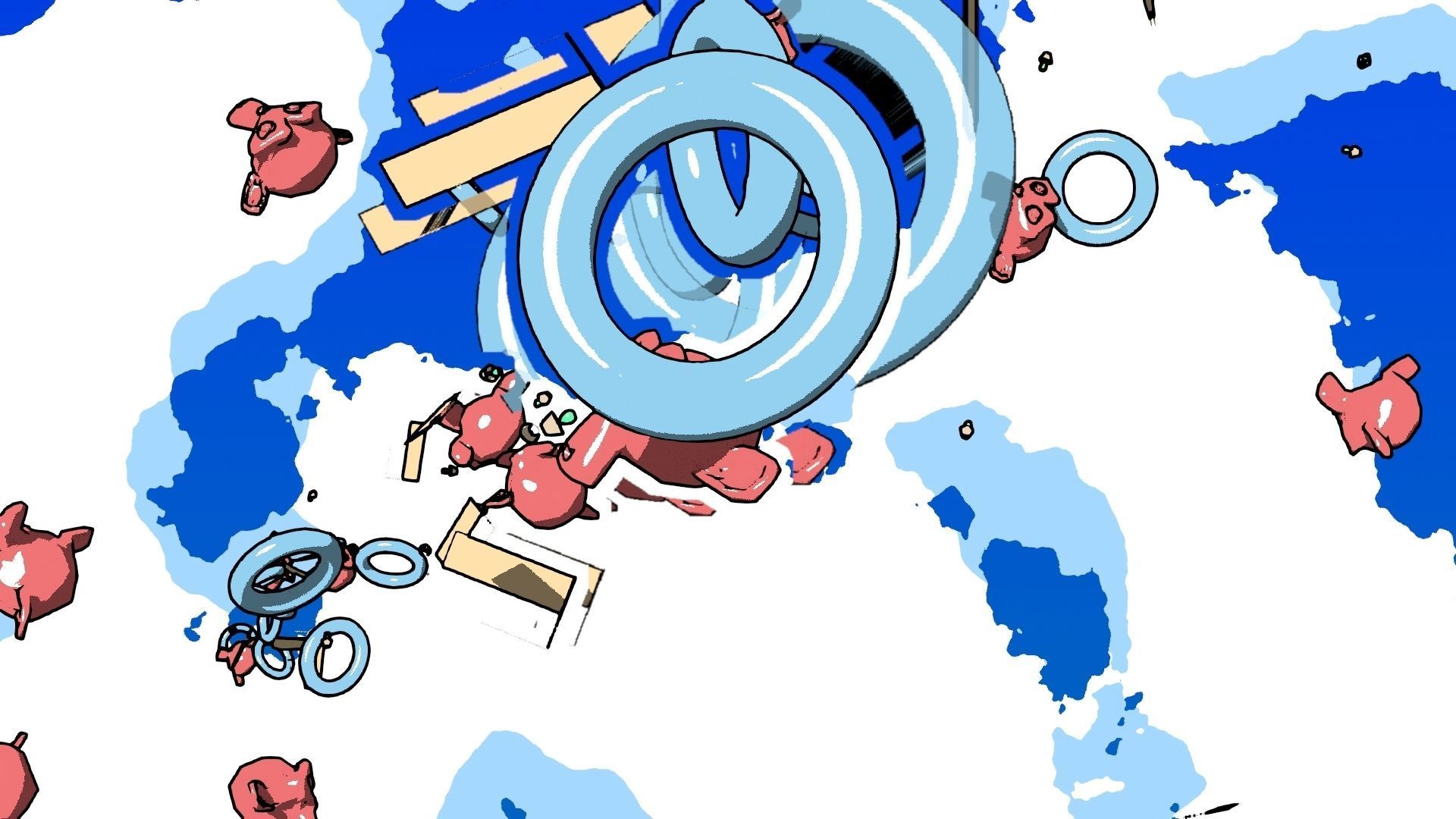 For Anime in Blender - Motion Smear - Multiples free 3D model animated ...