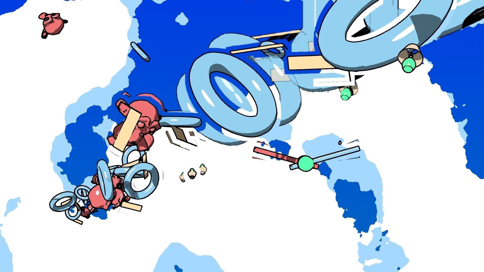 For Anime in Blender - Motion Smear - Multiples free 3D model animated ...