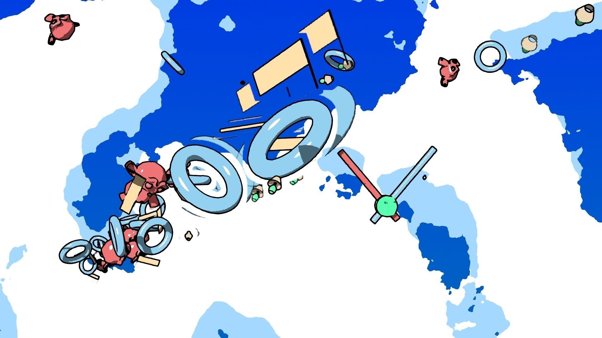 For Anime in Blender - Motion Smear - Multiples free 3D model animated ...