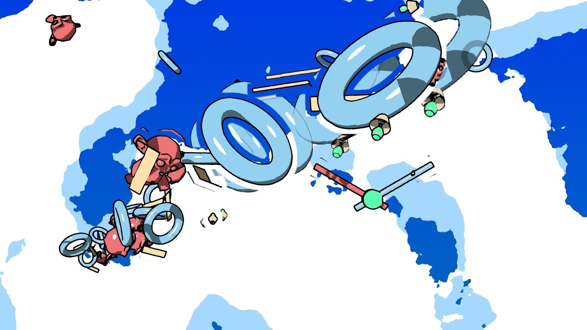 For Anime in Blender - Motion Smear - Multiples free 3D model animated ...