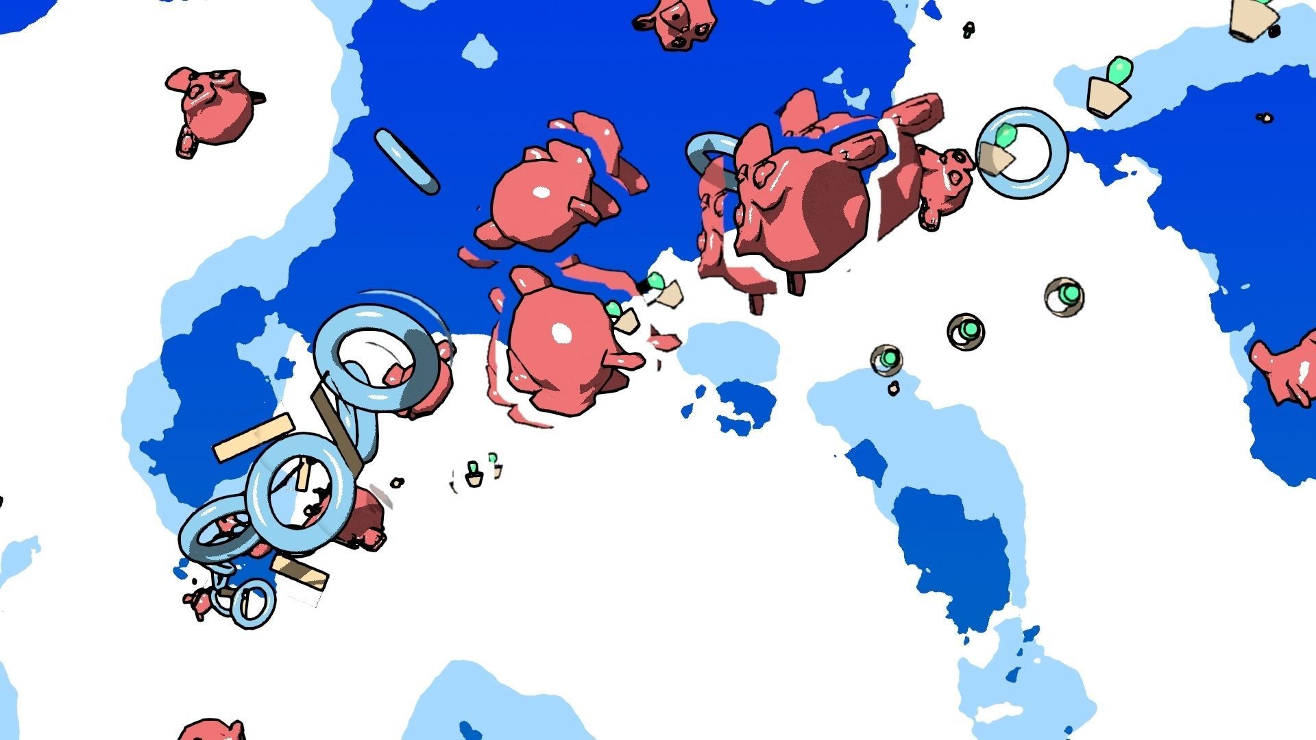 For Anime in Blender - Motion Smear - Multiples free 3D model animated ...