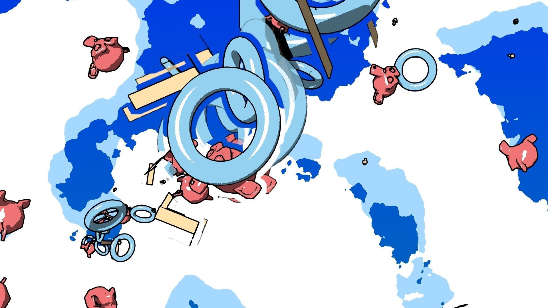 For Anime in Blender - Motion Smear - Multiples free 3D model animated ...