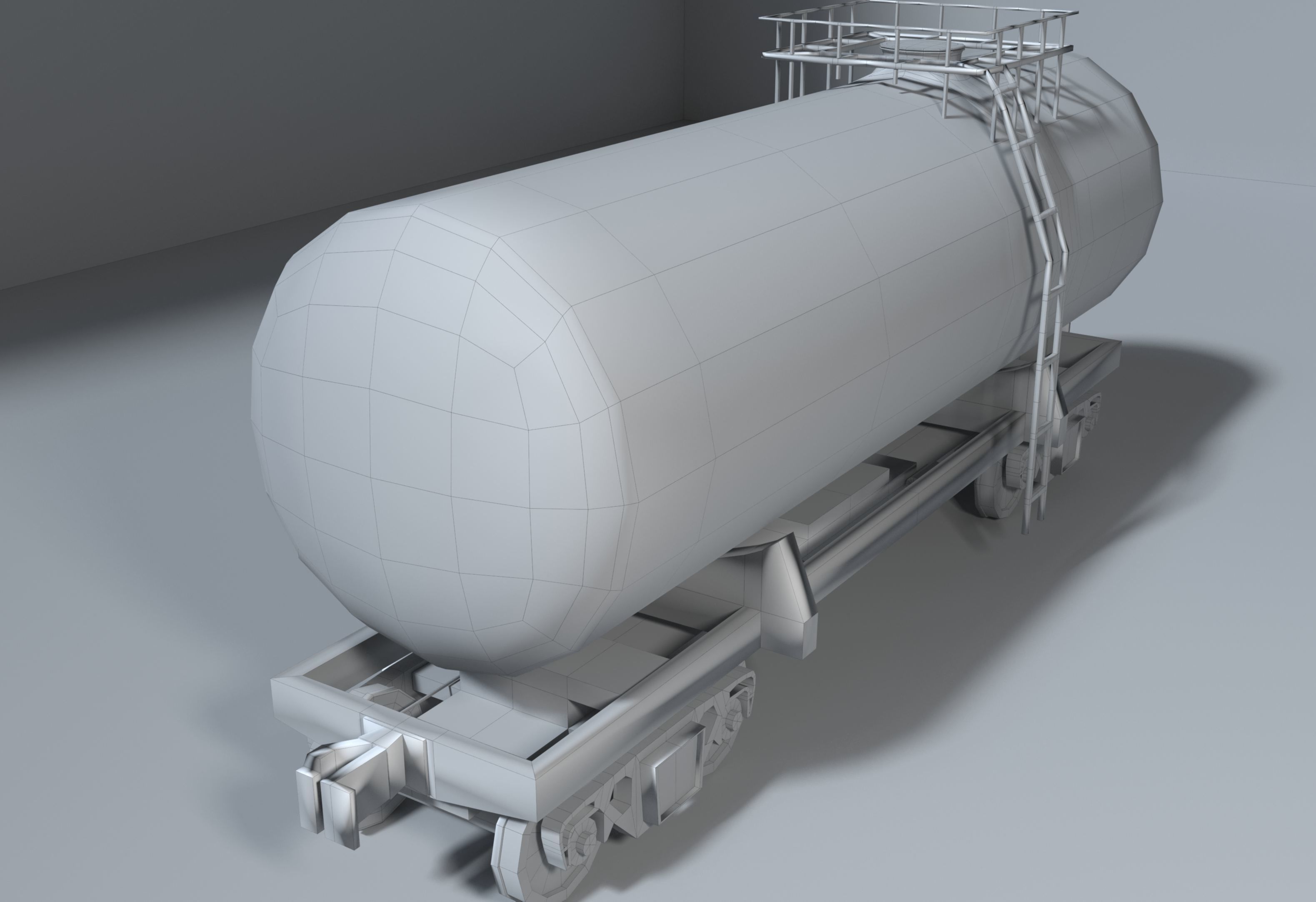 3D model 3D methanol tank low poly model VR / AR / low-poly | CGTrader