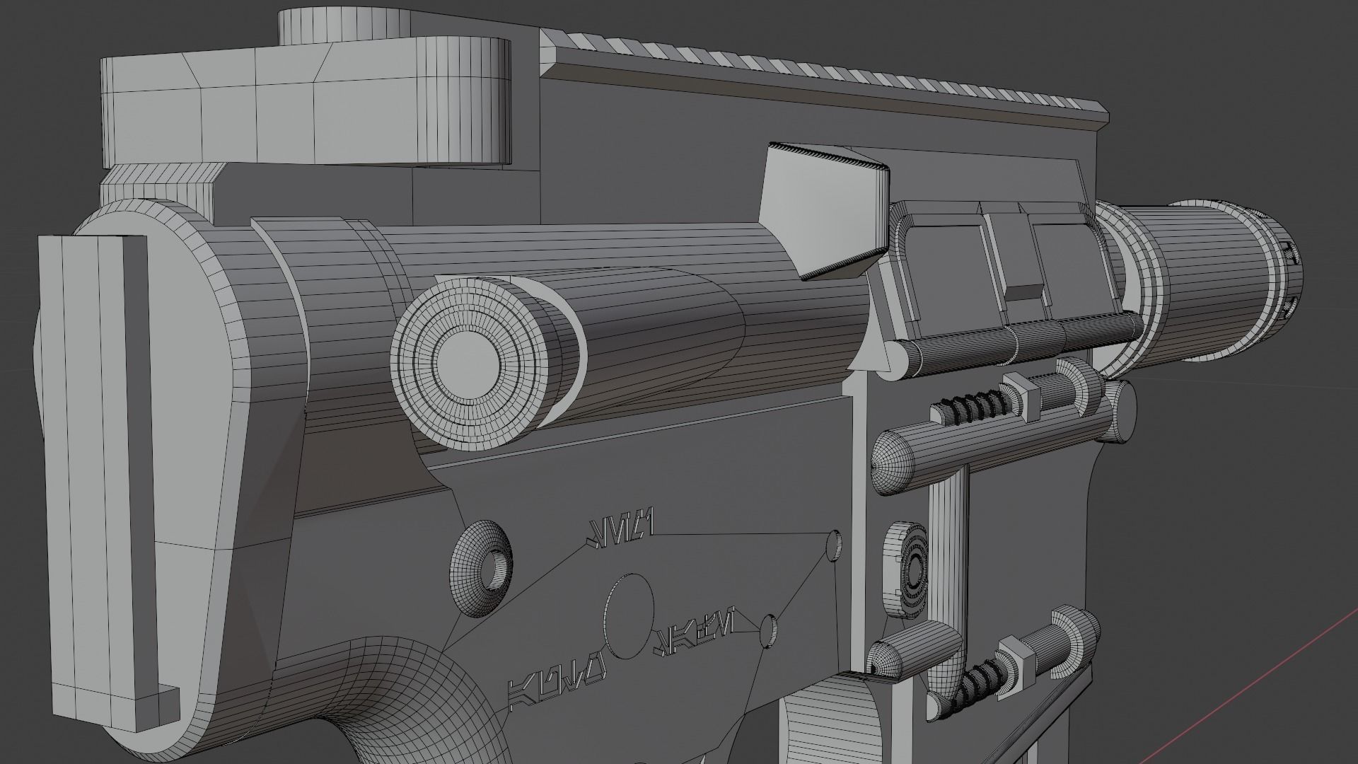 A280 CFE Heavy Blaster Pistol 3D model | CGTrader