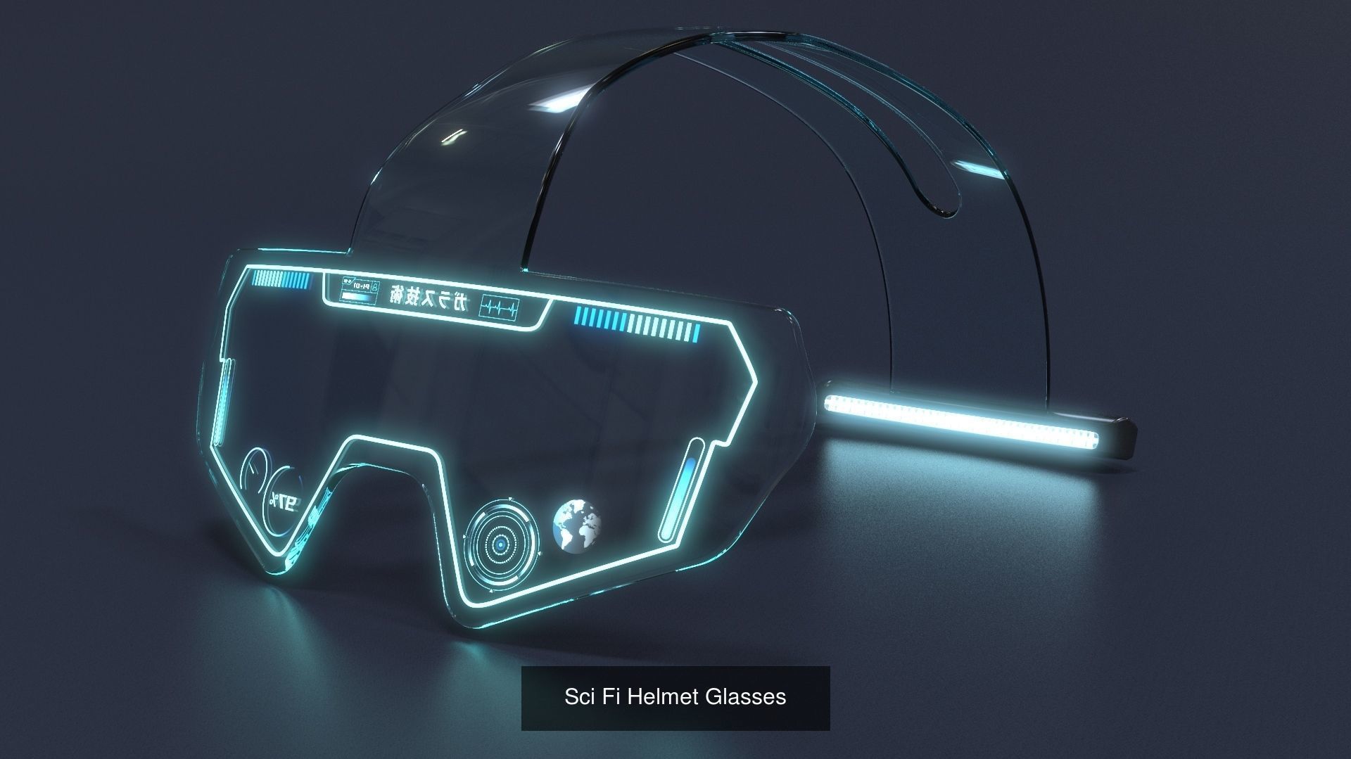 Sci fi glasses goggles and helmet pack x6 3D Model Collection | CGTrader