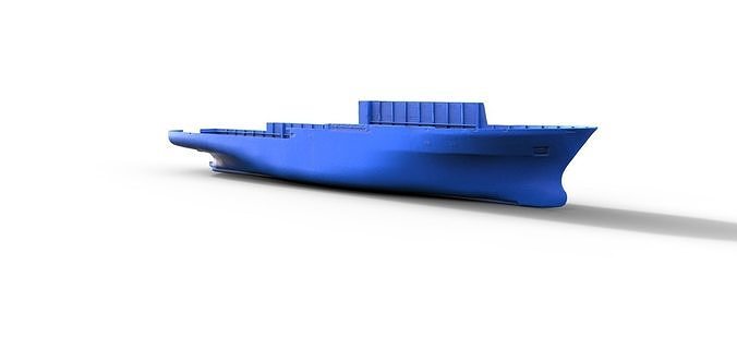 Hull for Meteor ship model 3D model 3D printable | CGTrader