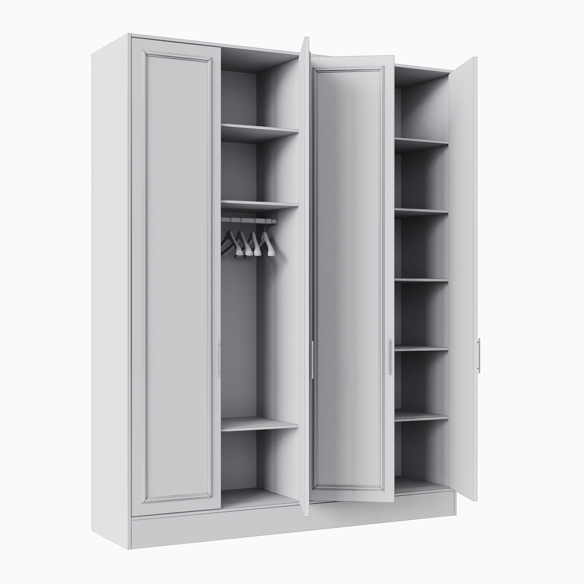 Wardrobe 006 3D model | CGTrader