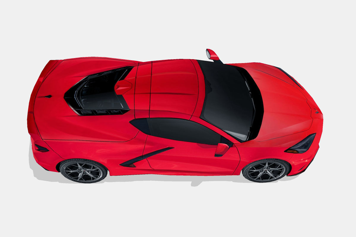 3D model Chevrolet Corvette C8 Stingray 2021 VR / AR / low-poly | CGTrader