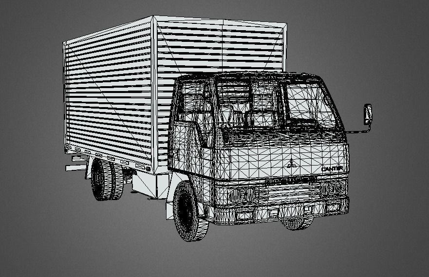 Mitsubishi Fuso Canter free 3D model | CGTrader