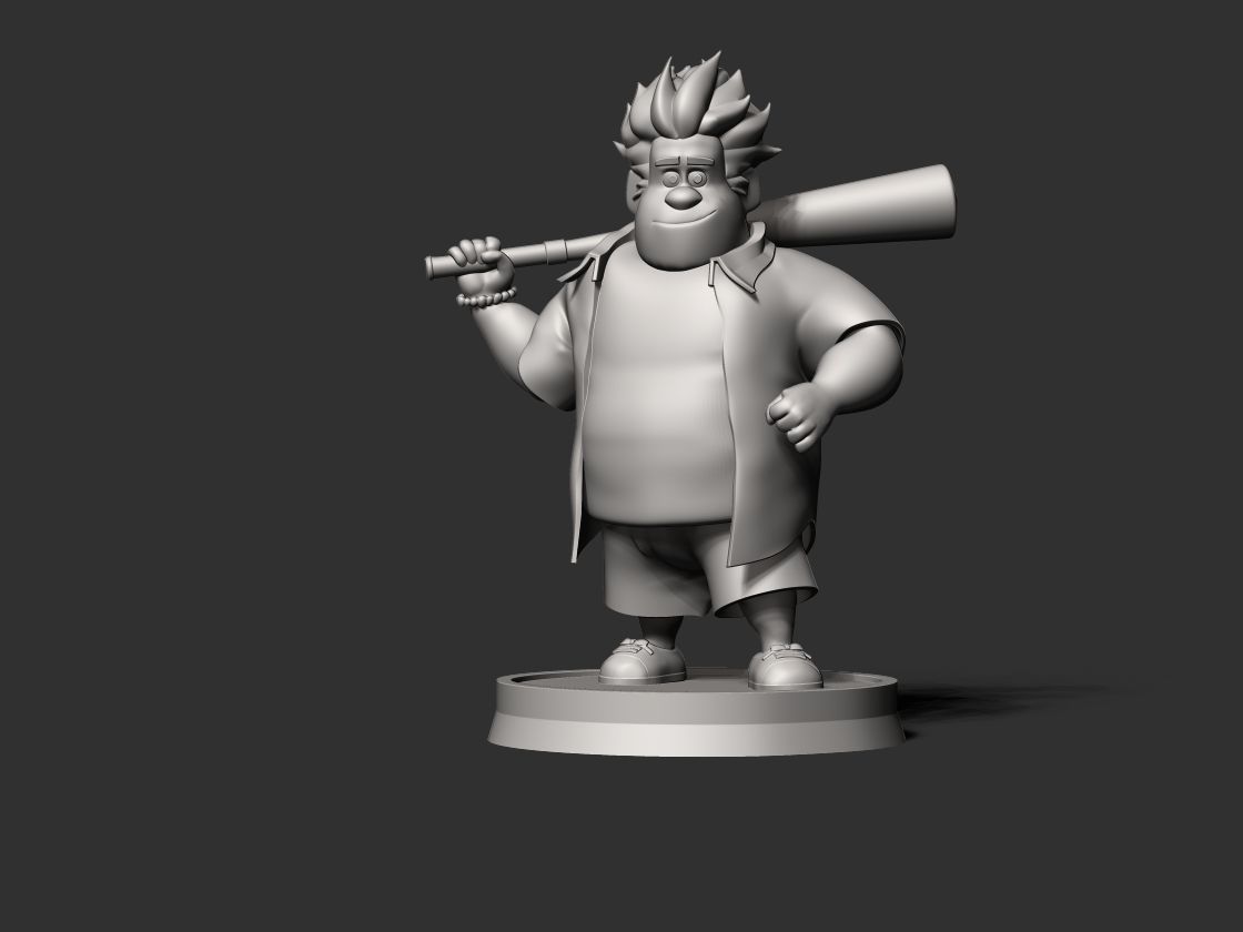 Wreck-It Ralph free 3D model 3D printable | CGTrader