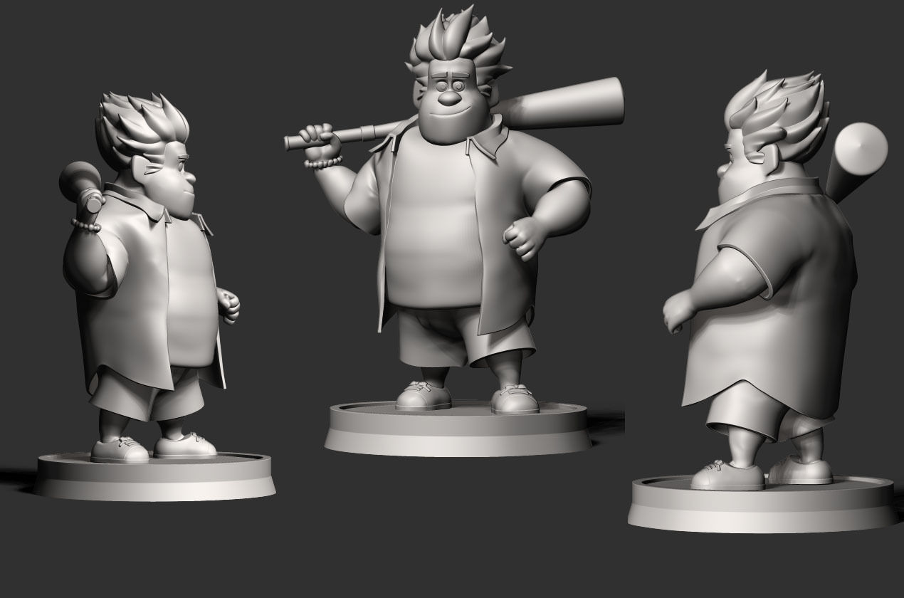 Wreck-It Ralph free 3D model 3D printable | CGTrader