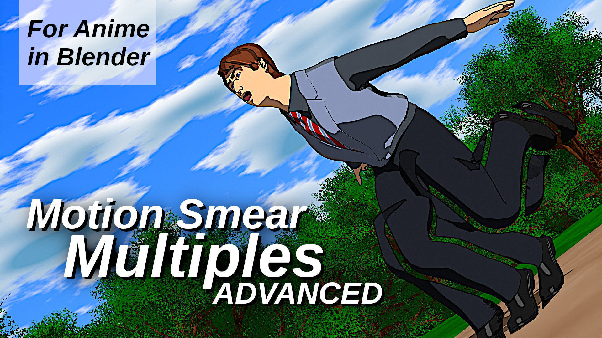 For Anime in Blender - Motion Smear - Multiples ADVANCED 3D model ...