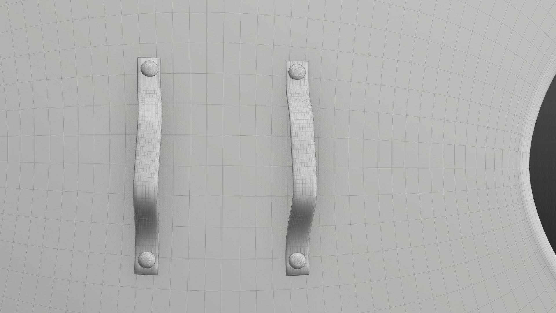 Radial Shield 3D model | CGTrader