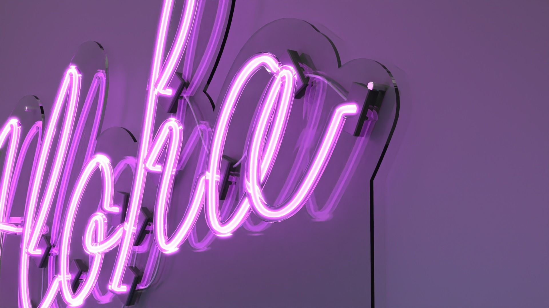 Aloha Miami - Neon Sign 3D model | CGTrader