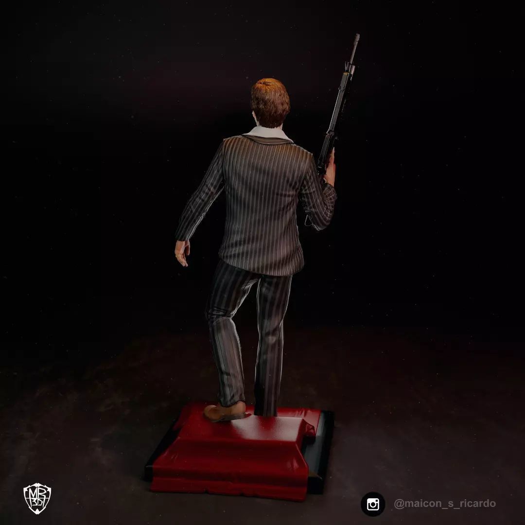 Scarface Tony Montana 3D model 3D printable | CGTrader