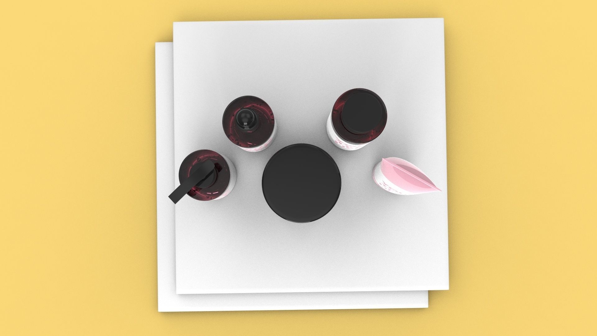 Skin Care Products 3D model | CGTrader