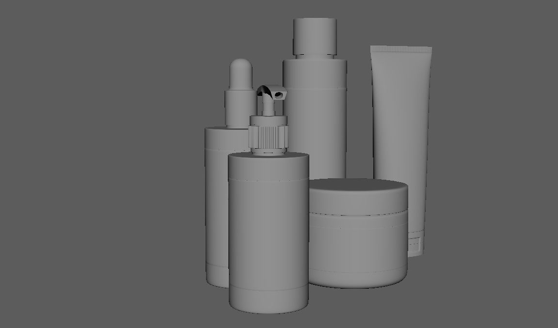 Skin Care Products 3D model | CGTrader