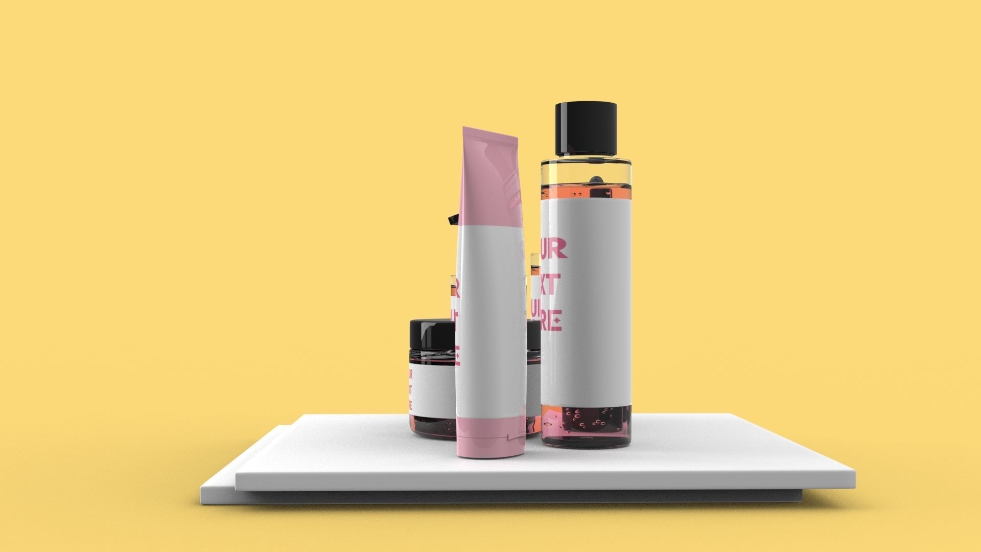 Skin Care Products 3D model | CGTrader