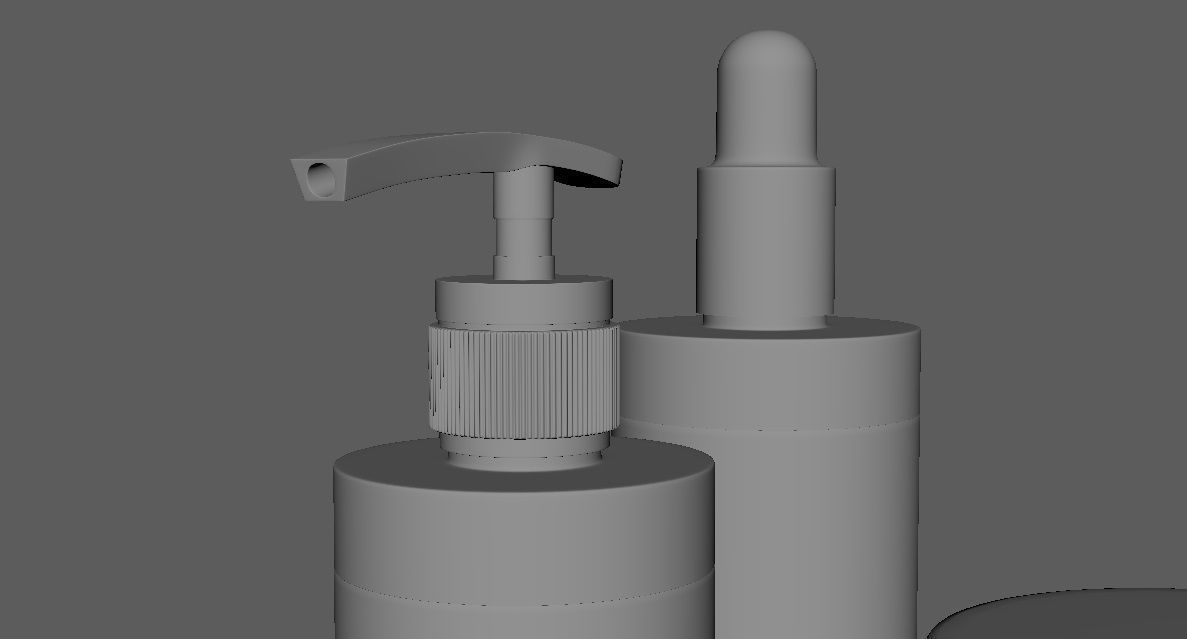 Skin Care Products 3D model | CGTrader