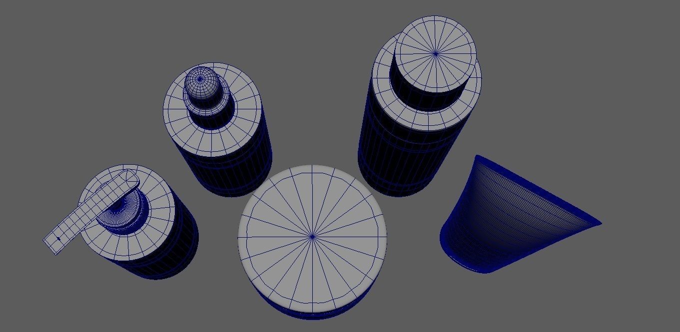 Skin Care Products 3D model | CGTrader