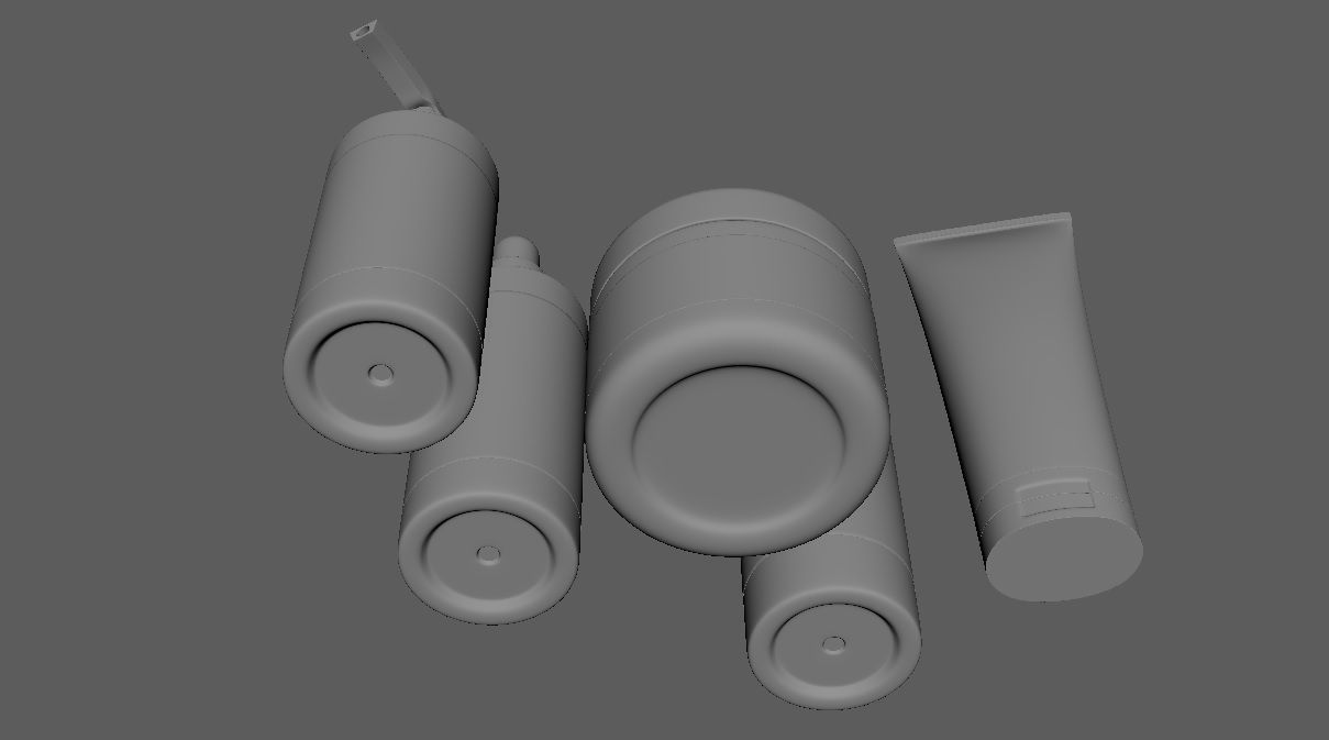 Skin Care Products 3D model | CGTrader