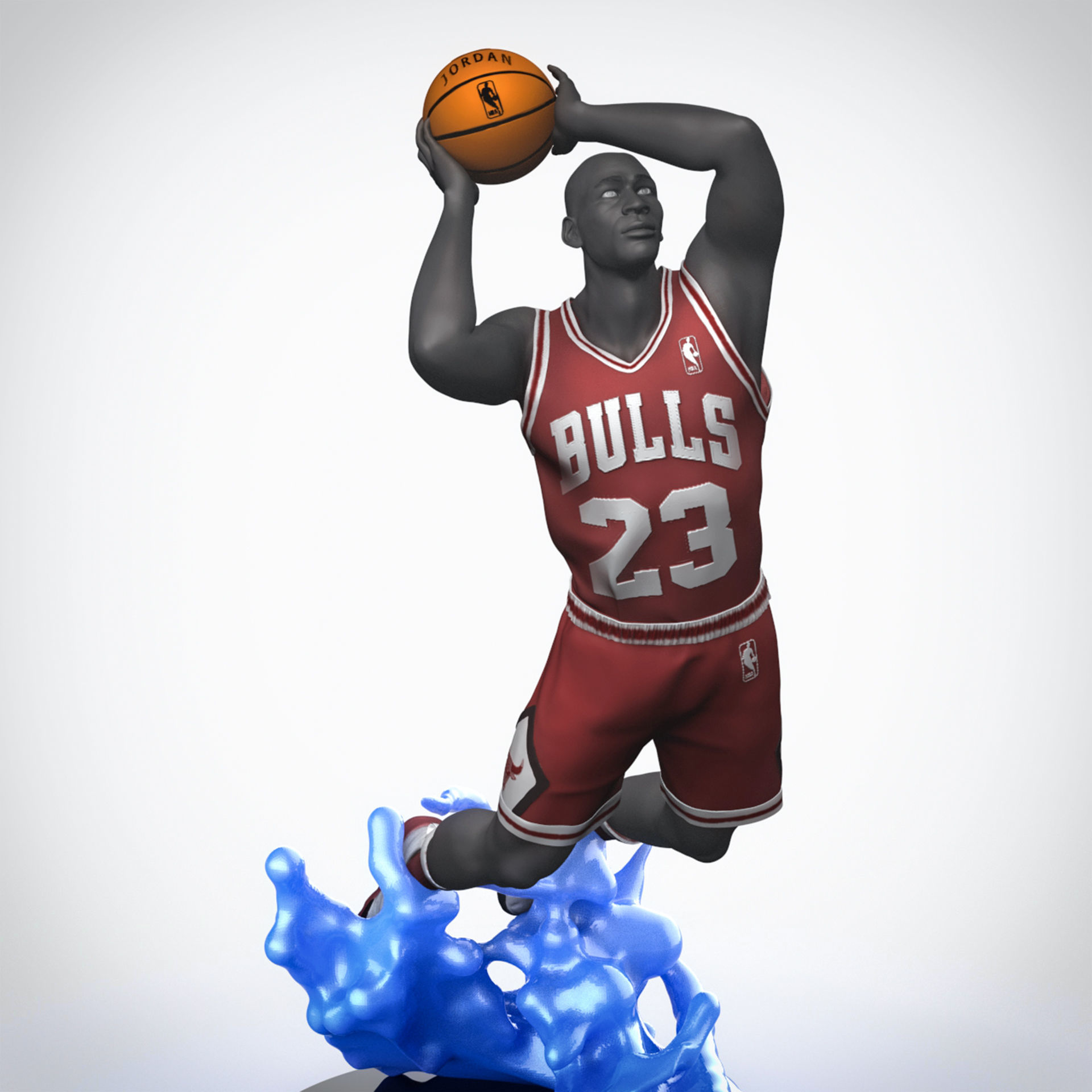 Micheal Jordan 3D Printable 3D model 3D printable | CGTrader